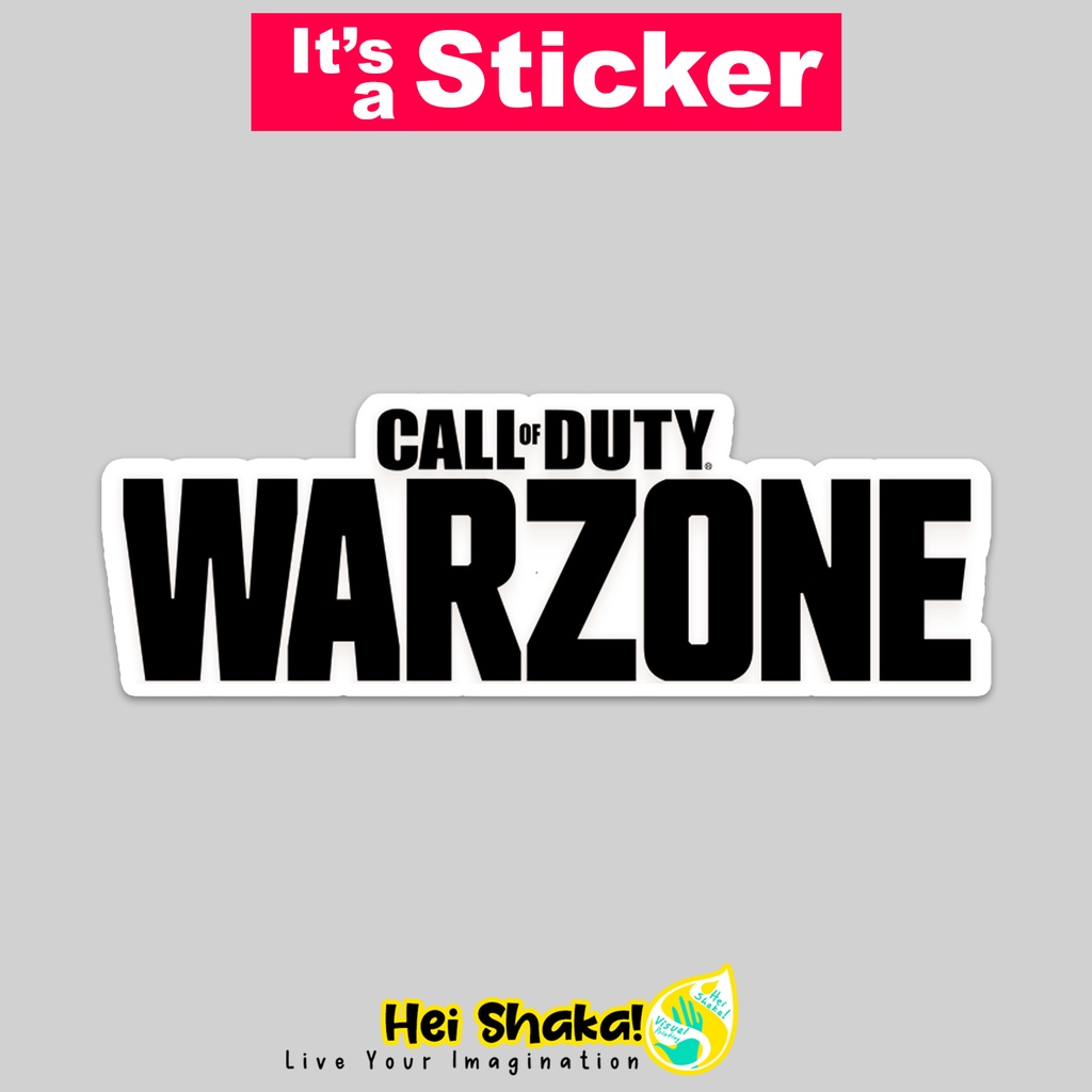 Jual Stiker COD Call of Duty Warzone Sticker Gamer Tempelan Gaming ...