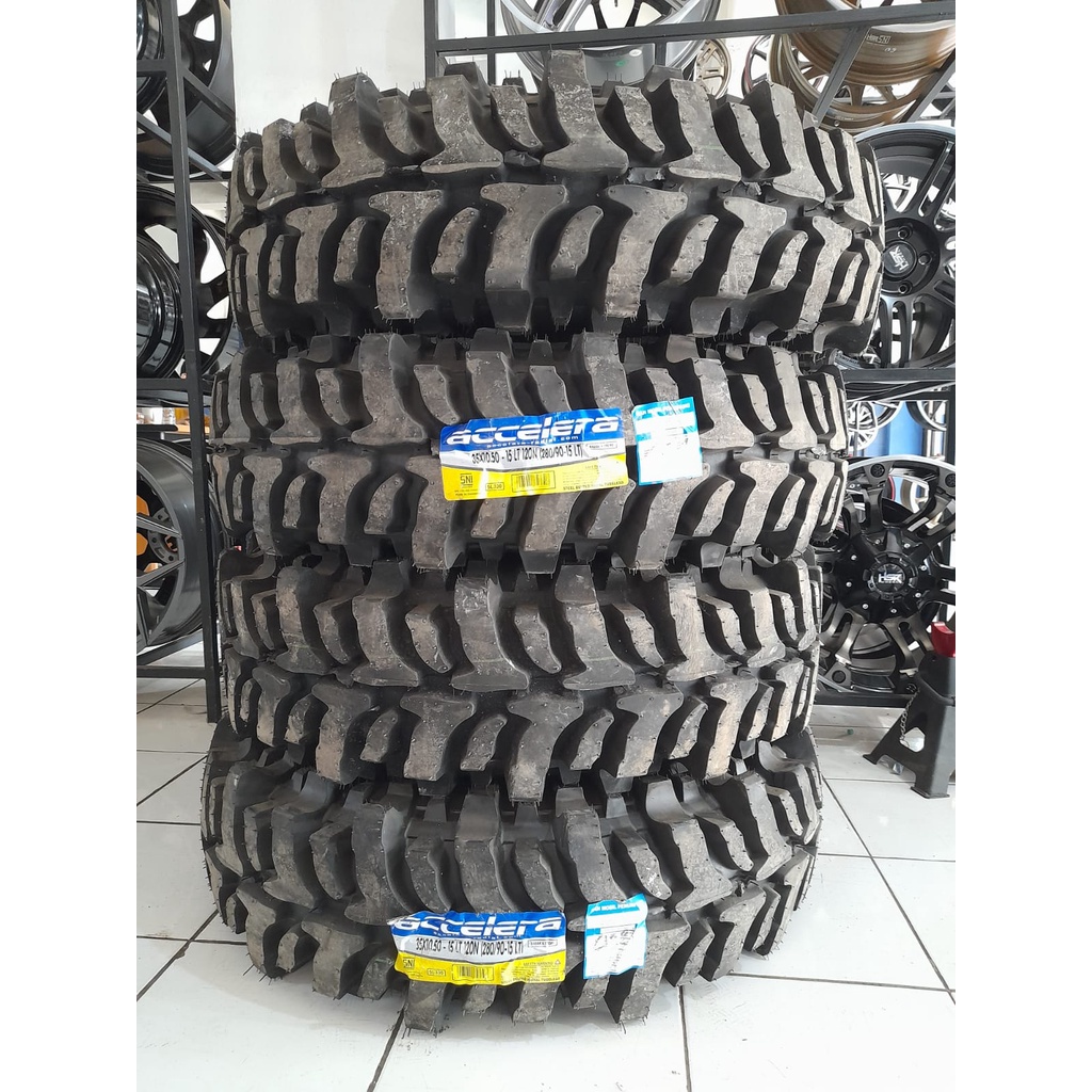 Jual BAN MOBIL OFFROAD KEMBANG KASAR MERK ACCELERA BADAK X-TREME UKURAN ...