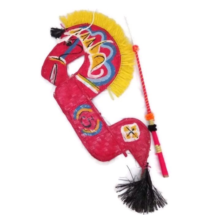 Jual mainan anak kuda lumping Bambu + pecut lidi merah | Shopee Indonesia