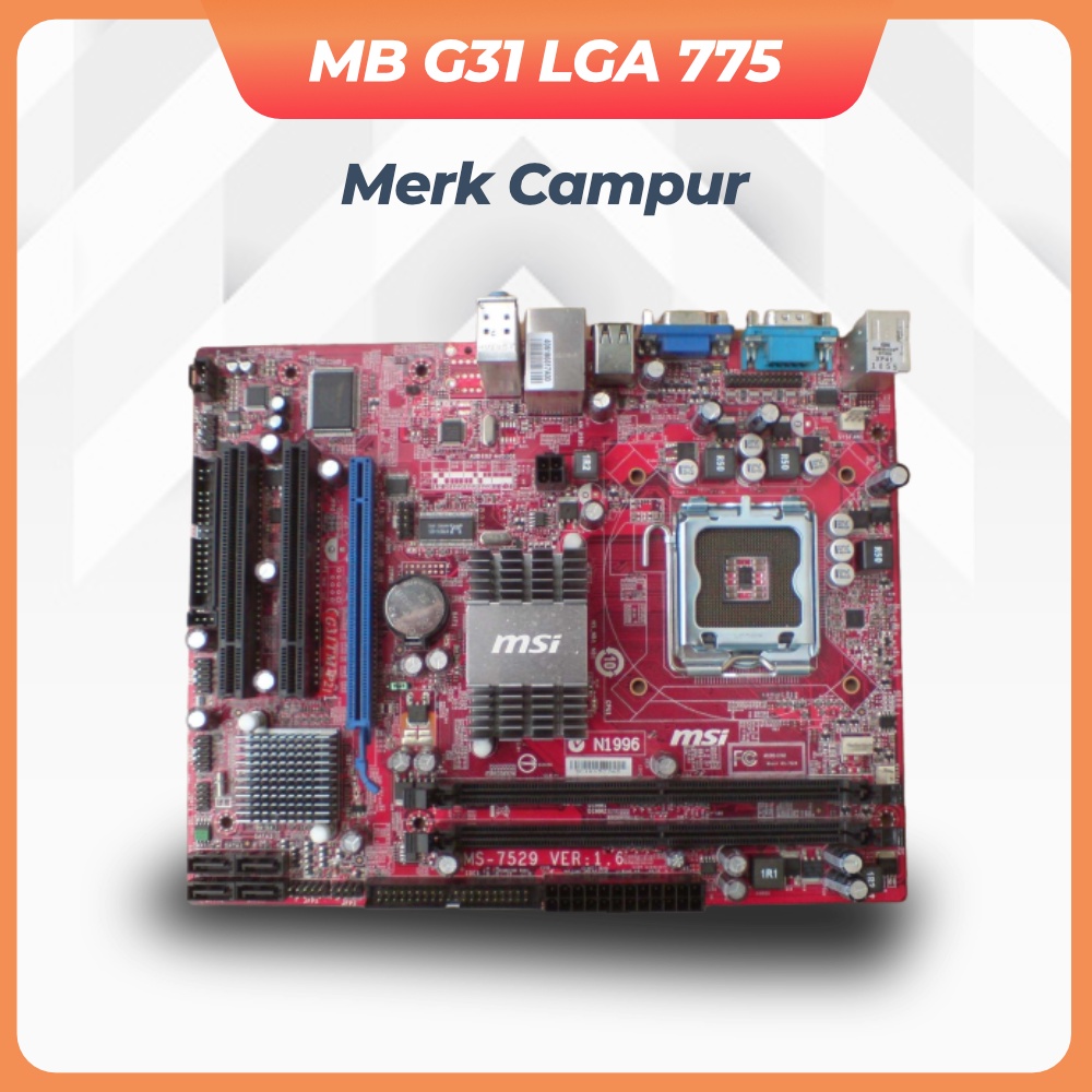 Jual Motherboard intel G31 Soket 775 DDR2 Merk Campur | Shopee Indonesia