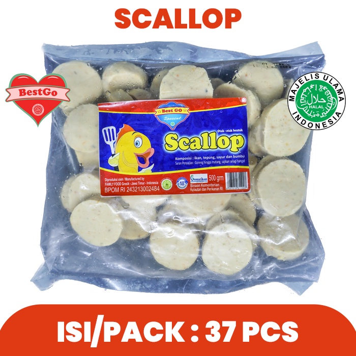 Jual BEST GO - SCALLOP (Frozen Food) 500gr | Shopee Indonesia