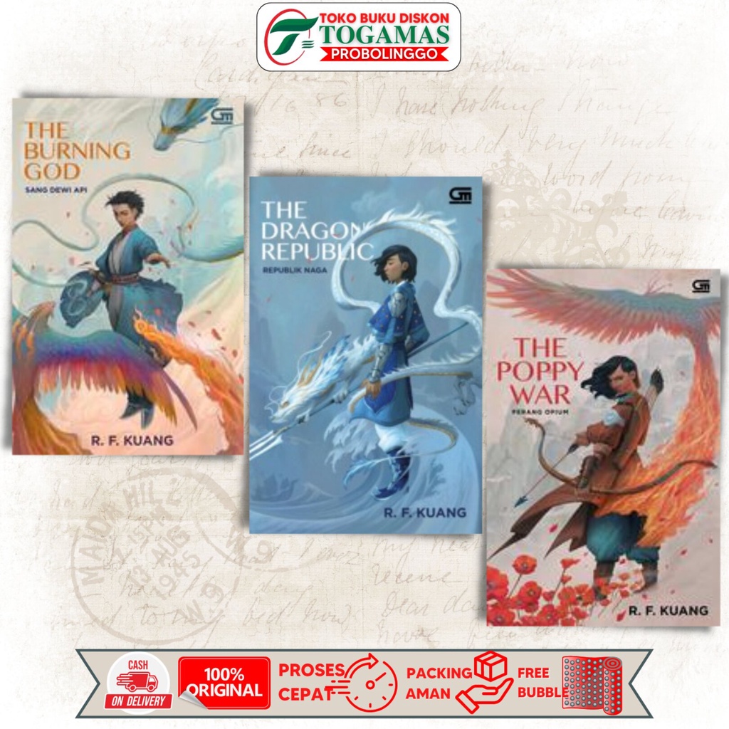 Jual THE BURNING GOD (SANG DEWI API) ,THE DRAGON REPUBLIC (REPUBLIK ...