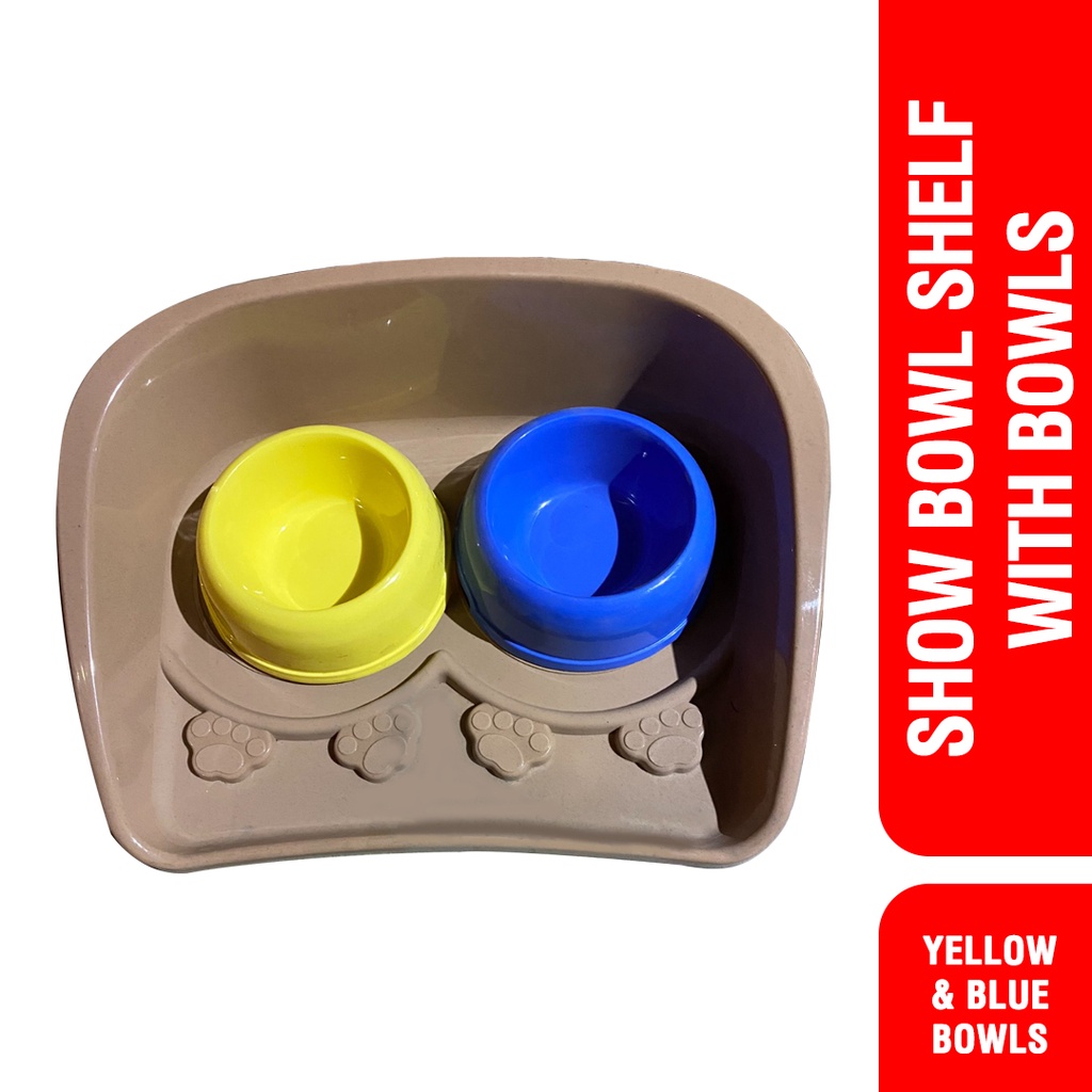 Jual Pet Bowl Shelf With Bowl - Tempat Makan Hewan | Shopee Indonesia