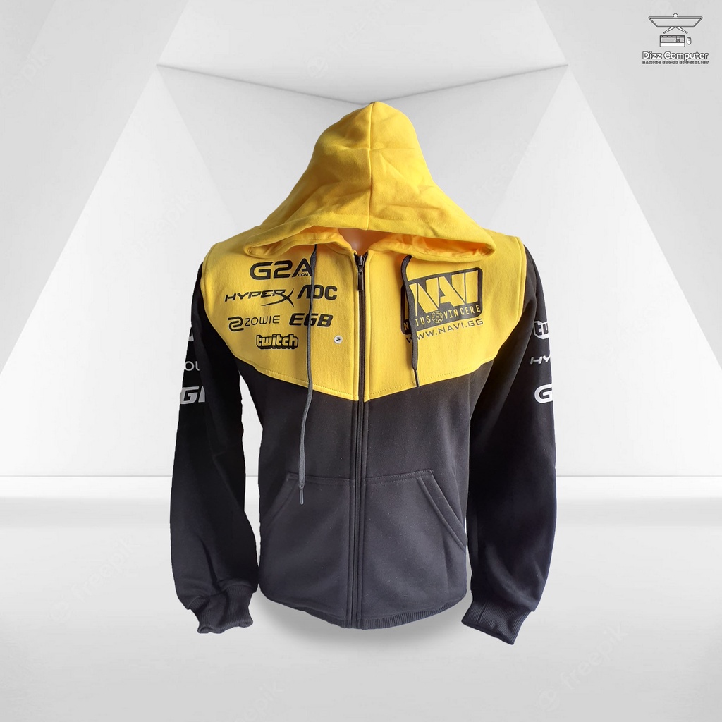 Jual JAKET NAVY YELLOW BLACK | Shopee Indonesia