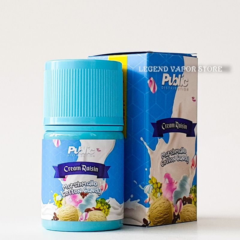 Jual FREEBASE - LIQUID CREAM RAISIN V3 Marshmallow Cotton Candy 60ML ...