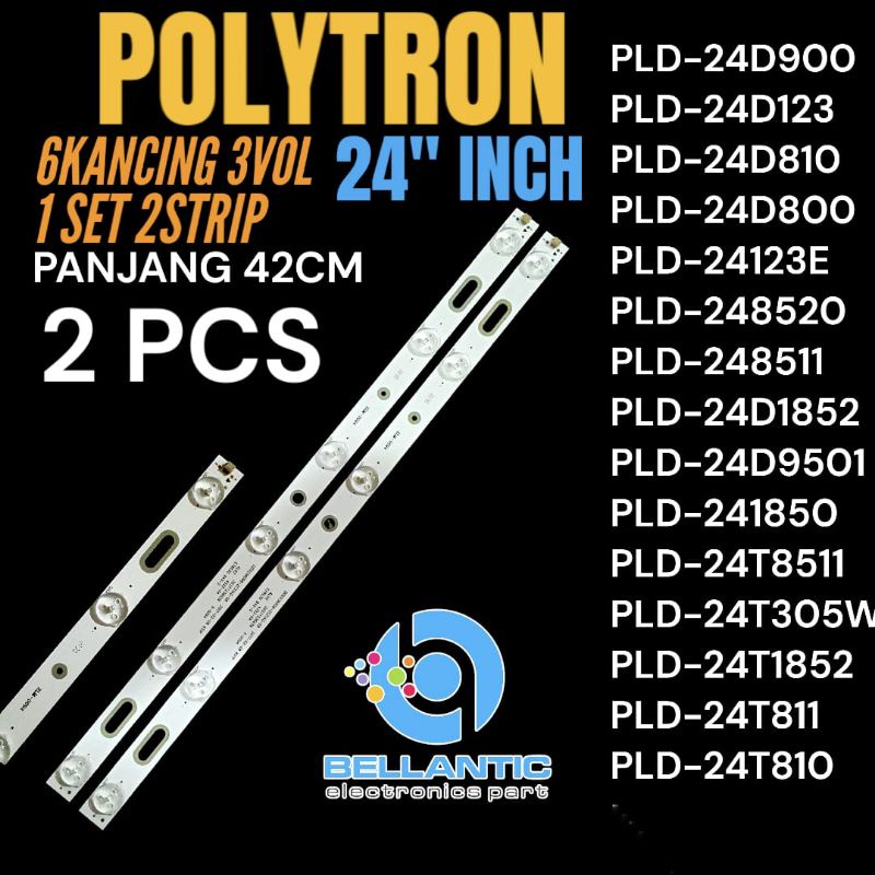 Jual BACKLIGHT TV LED POLYTRON 24 INCH PLD24D900-PLD24D123-PLD24D810 ...