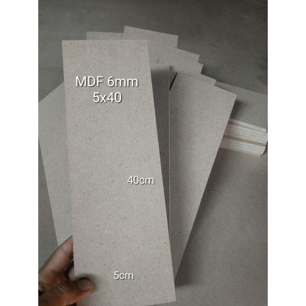 Jual MDF 6mm ukuran 5x40cm | Shopee Indonesia