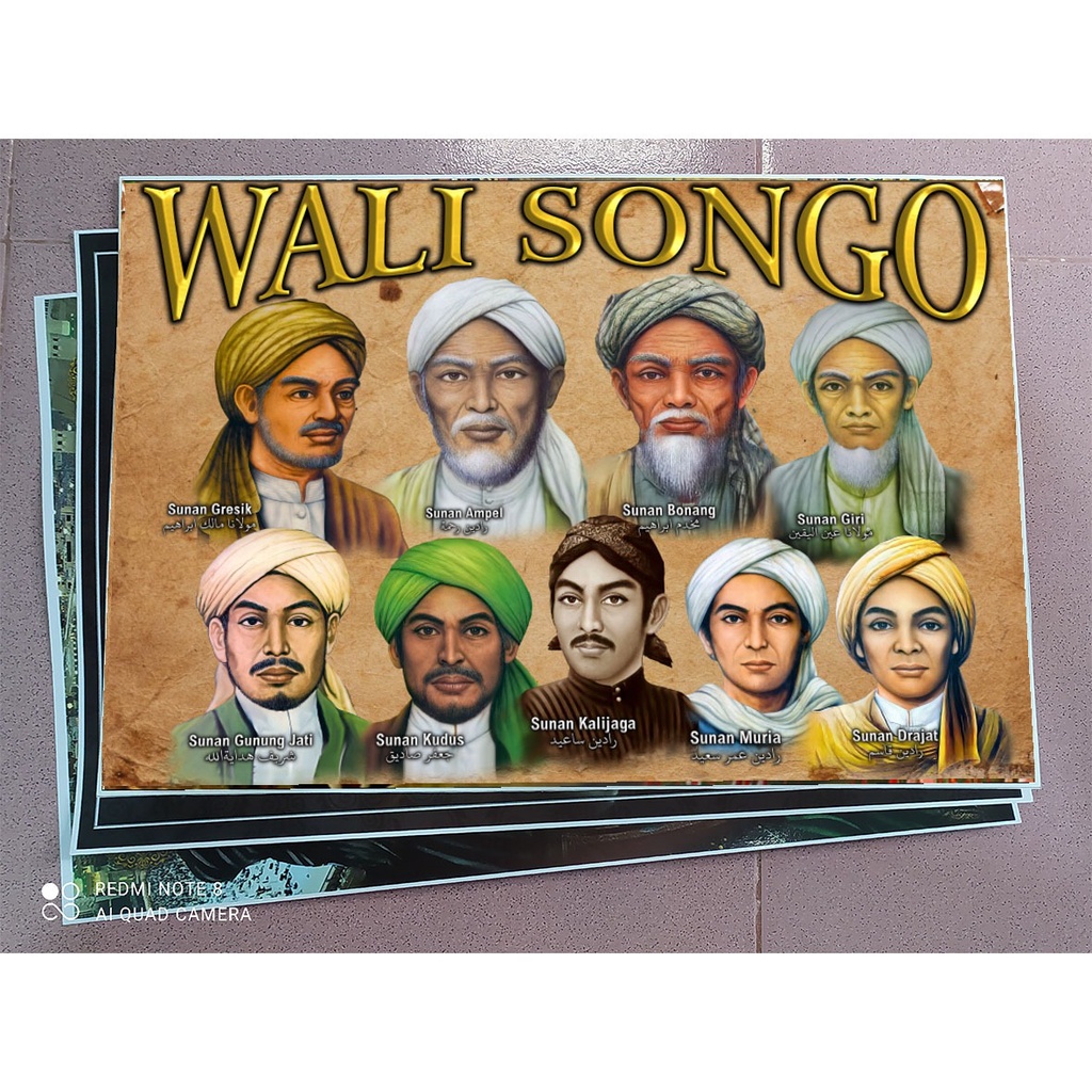Jual READY POSTER WALISONGO ukuran 40x60cm, BAHAN LUSTER CETAK UV, BISA ...