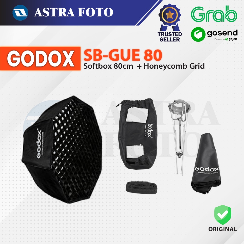 Jual Godox SB-GUE 80cm Octagonal Softbox With Honeycomb Grid - Octagon ...