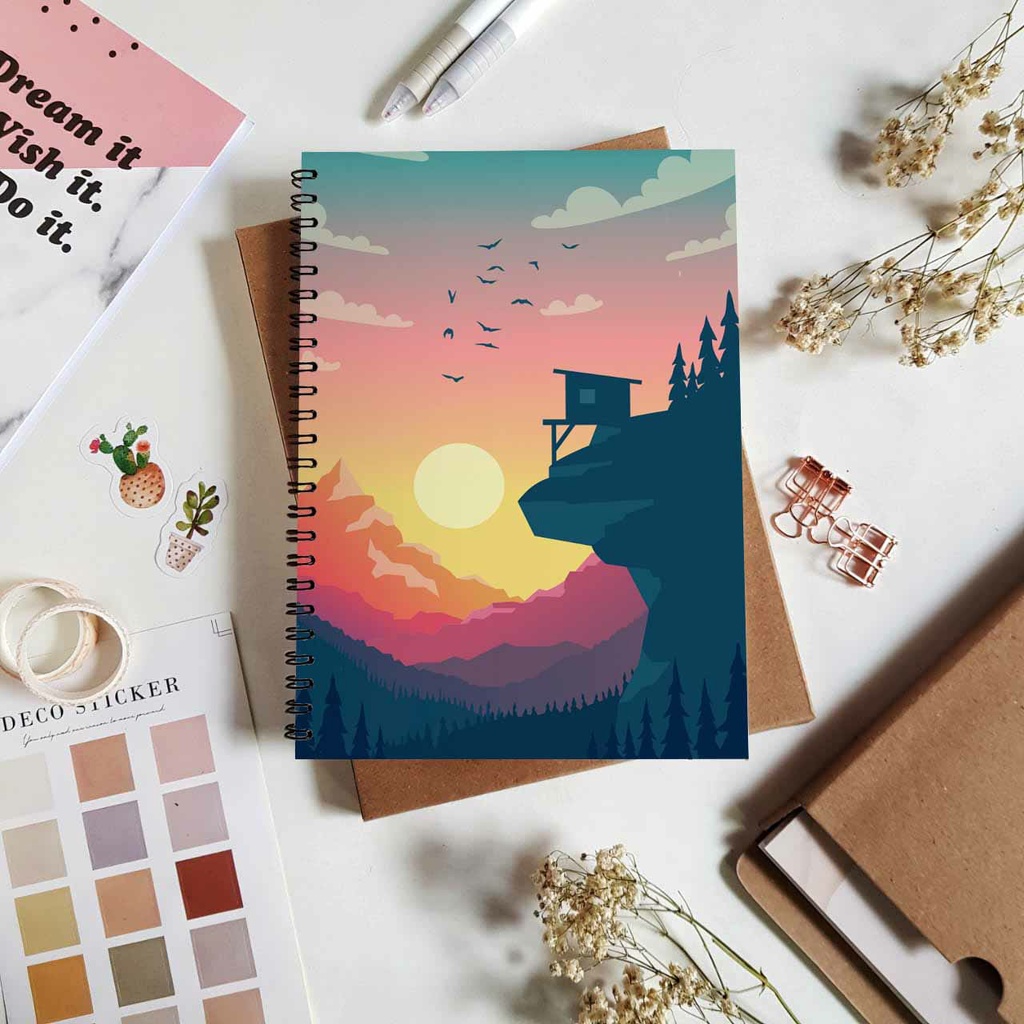 Jual NOTEBOOK A5 / NOTEBOOK JURNAL ISI 50 LEMBAR / NOTEBOOK DOTTED ...