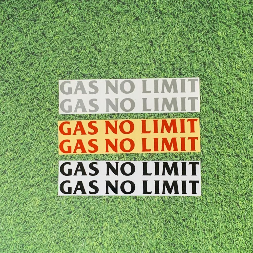Jual Stiker Gas No Limit cutting sticker | Shopee Indonesia