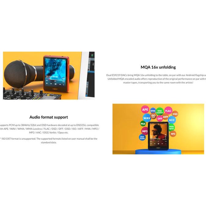 Jual HIBY R3 PRO S/SABER New 2022 Dual ES9219 MQA Digital Audio Player DAP | Shopee Indonesia