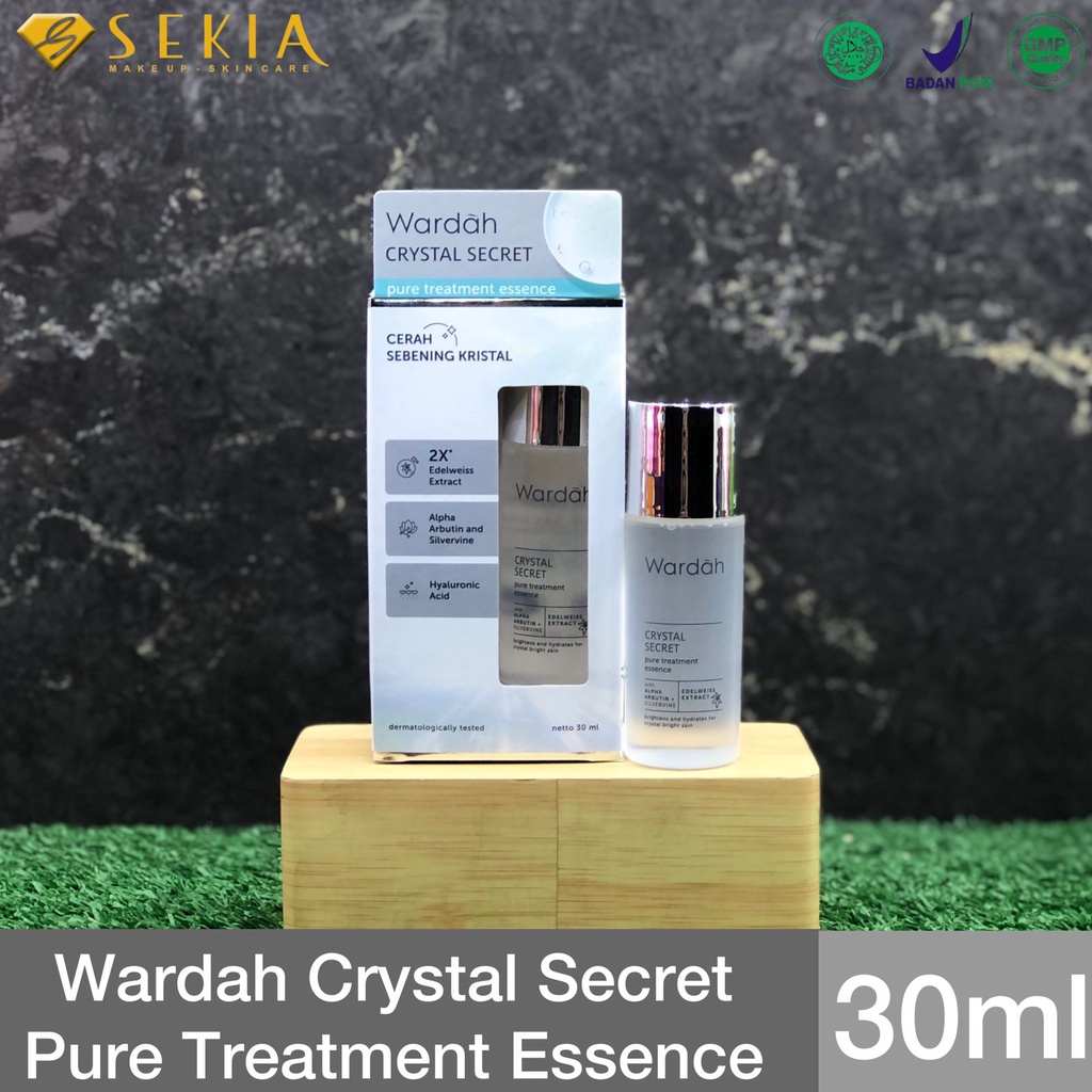 Jual Wardah Crystal Secret Pure Treatment Essence 30ml | Shopee Indonesia