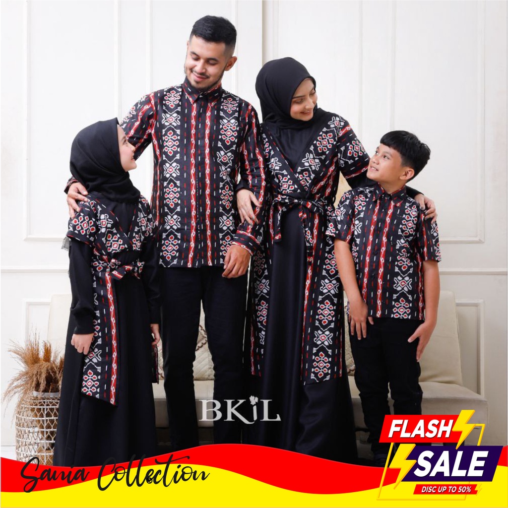 Jual Baju Couple Pasangan Terbaru 2024 Batik Gamis Kebaya Kapel Keluarga Suami Istri Batik ...