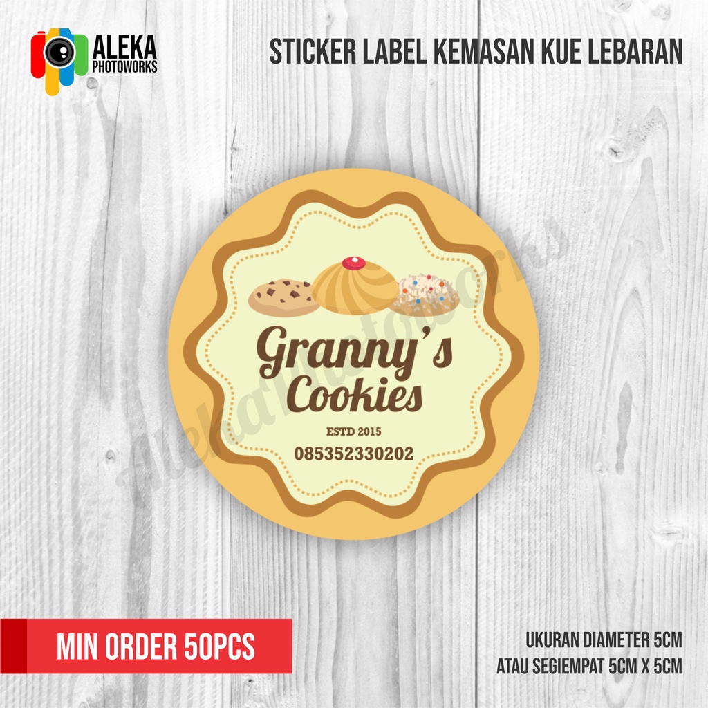 Jual Stiker Label Kemasan Toples Kue Lebaran | Shopee Indonesia