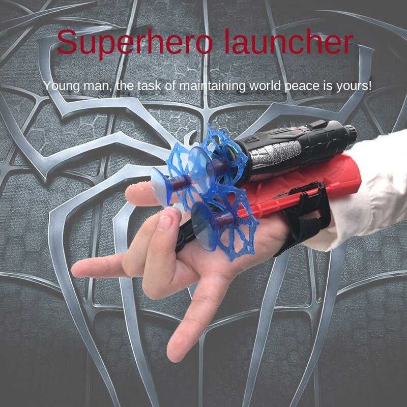 Jual Mainan Anak Spider-Man Silk Launcher Soft Gun - JK-782 | Shopee ...