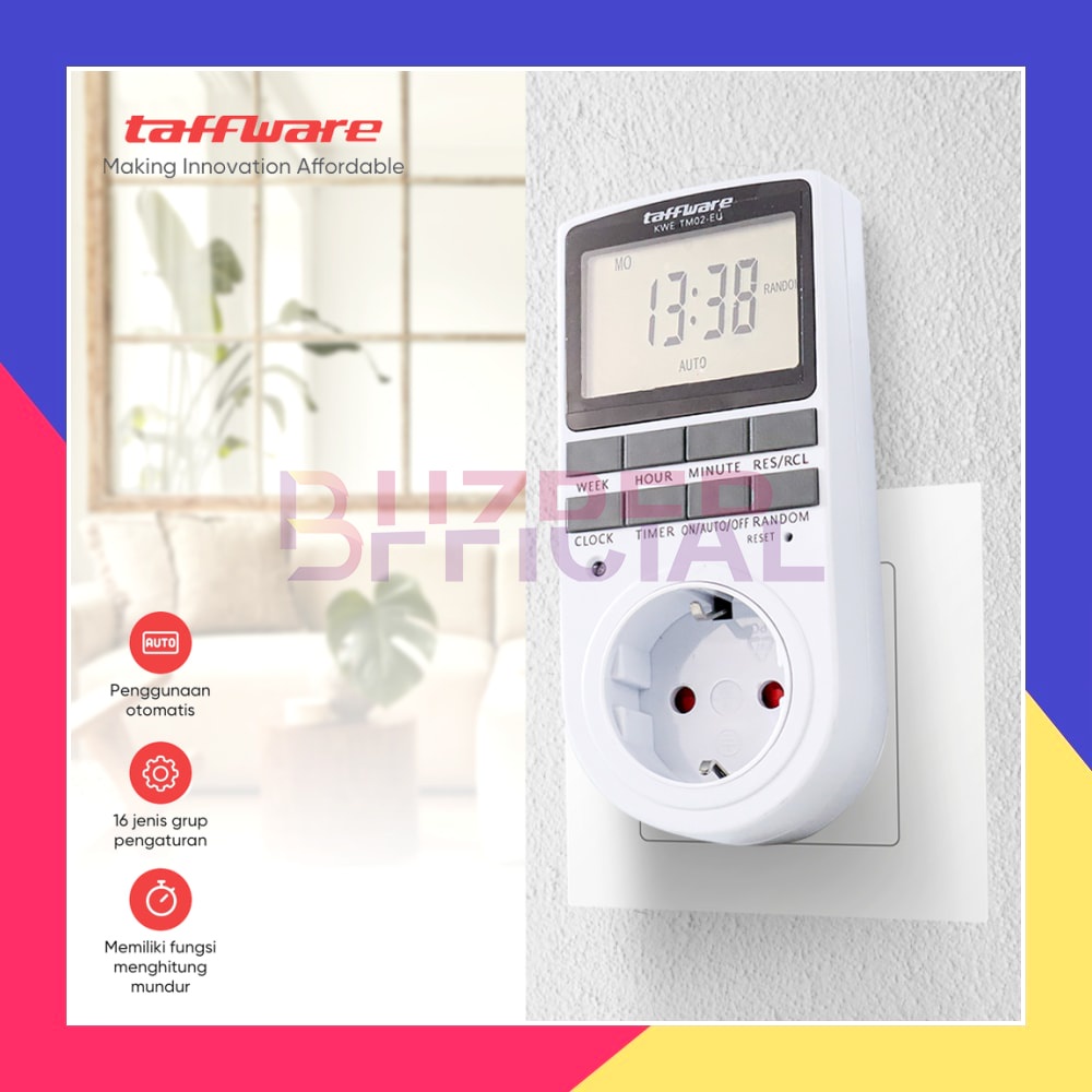 Jual Buzper Stop Kontak Timer Otomatis Digital Switch Programmable ...