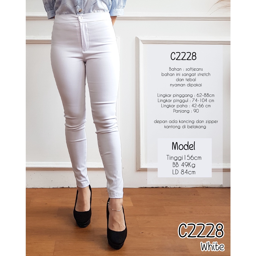 Jual MISSOL Celana wanita panjang skinny pants polos C2228 | Shopee ...