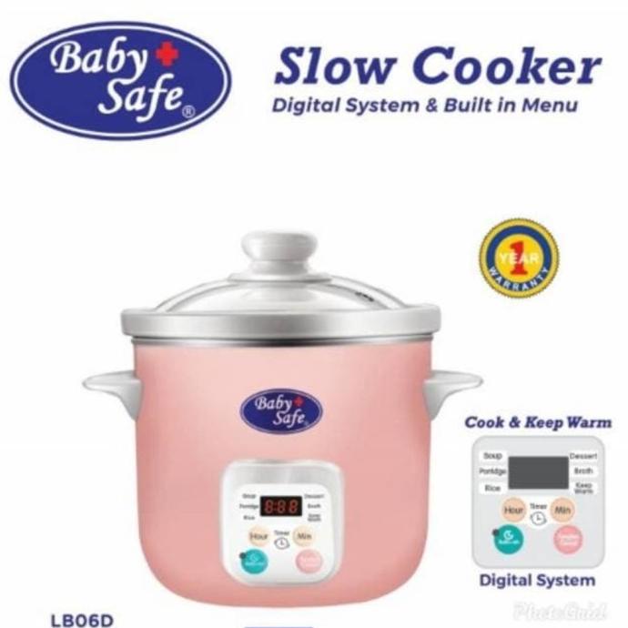 Jual Baby Safe Slow COOKER 1.5 L WITH AUTO MENU LB06D | Shopee Indonesia