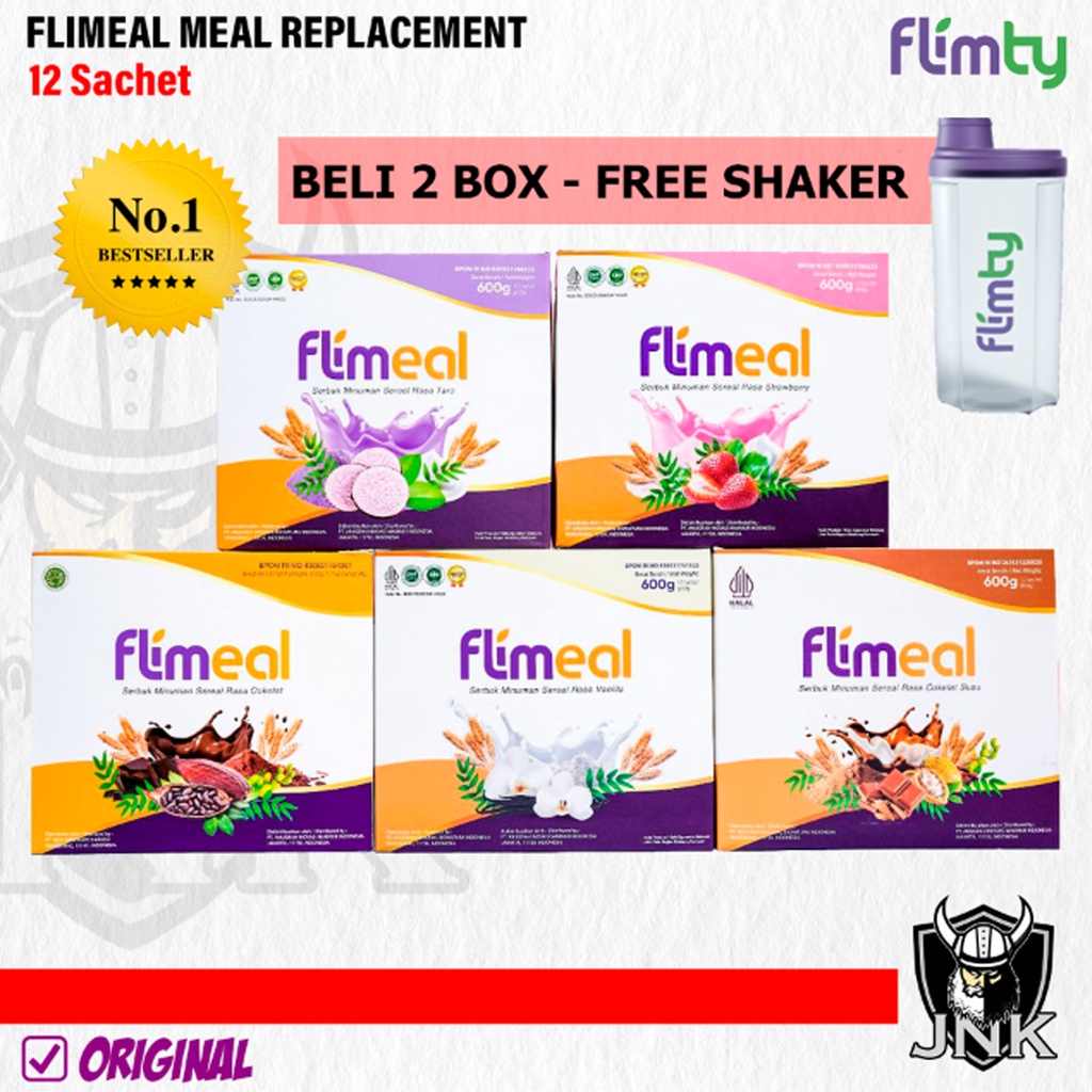Jual Flimeal Sereal Susu Diet Rasa Coklat Pengganti Makan isi 12 Sachet ...
