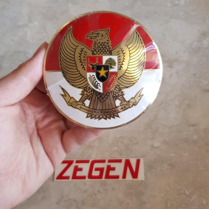 Jual emblem grill Garuda Indonesia RI Republik Indonesia merah putih ...