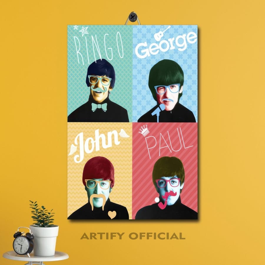 Jual 40-60 POSTER KAMAR COWOK BAND THE BEATLES ABBEY ROAD PHOTO SESSION ...