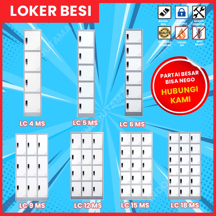 Jual Loker Besi - Lemari Locker IMPORTA | Shopee Indonesia
