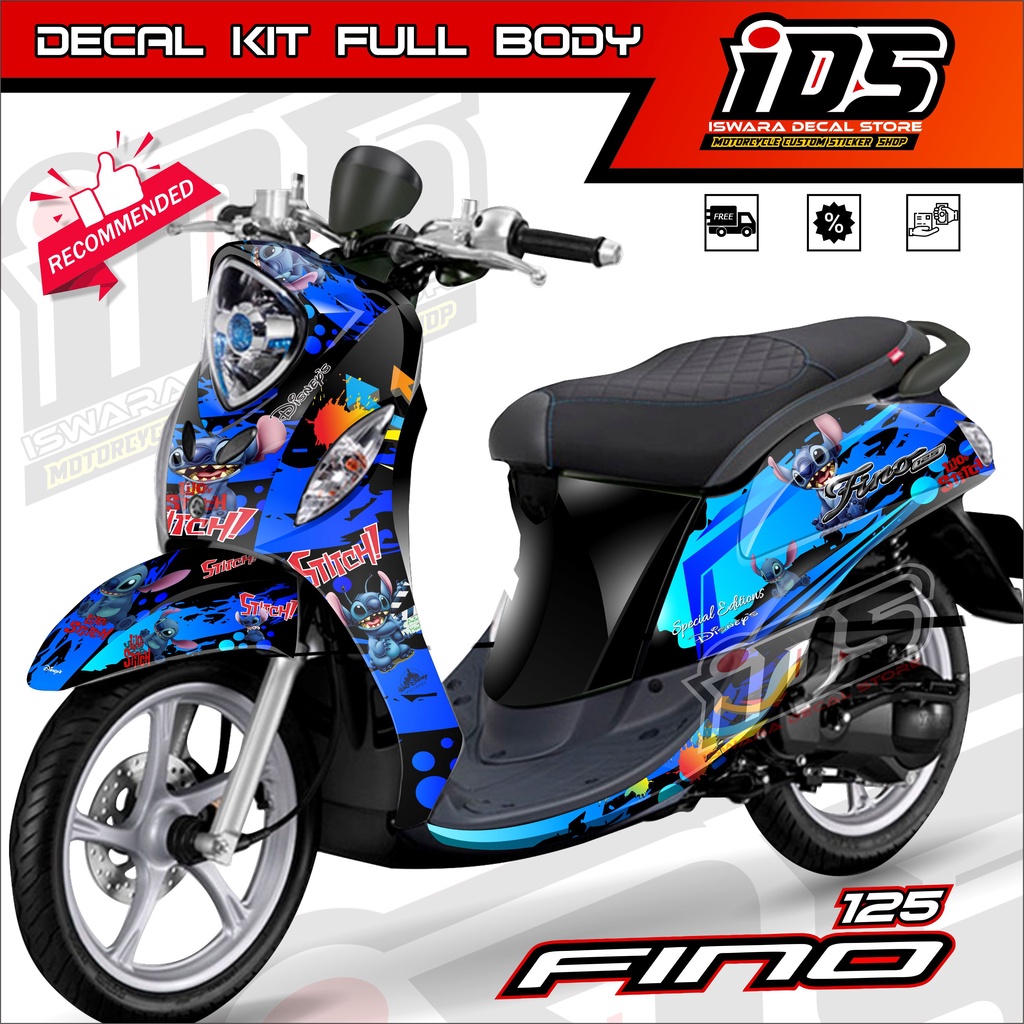 Jual Stiker fino 125 full body variasi striping fino 125 decal fino 125 ...