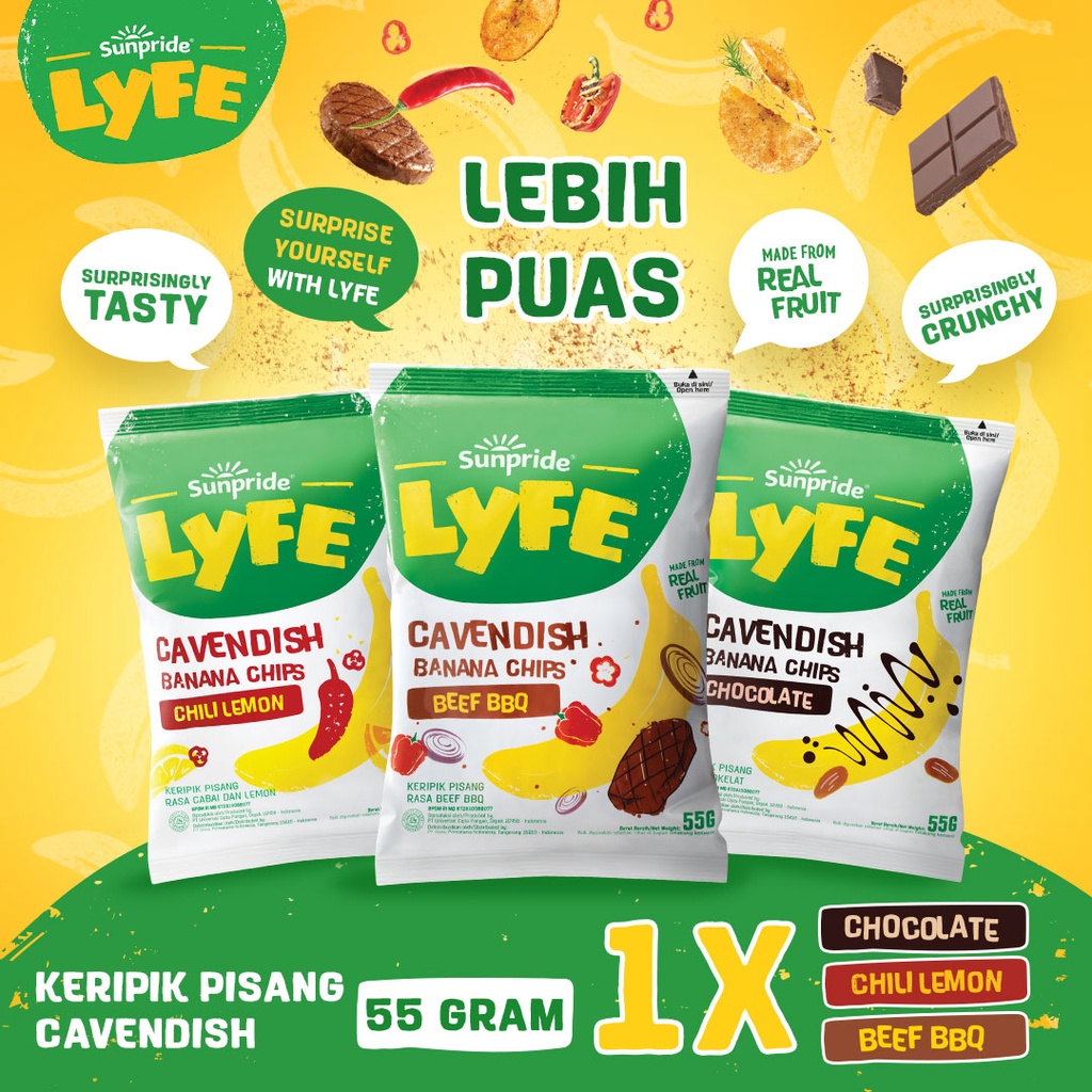 Jual Sunpride Lyfe Chips Mixed All Variant | Shopee Indonesia