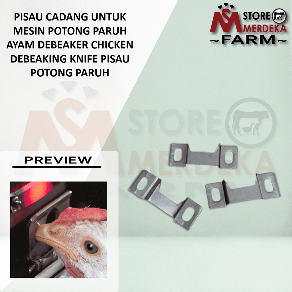 Jual Murah Pisau Cadang Untuk mesin Potong Paruh Ayam Debeaker Chicken ...