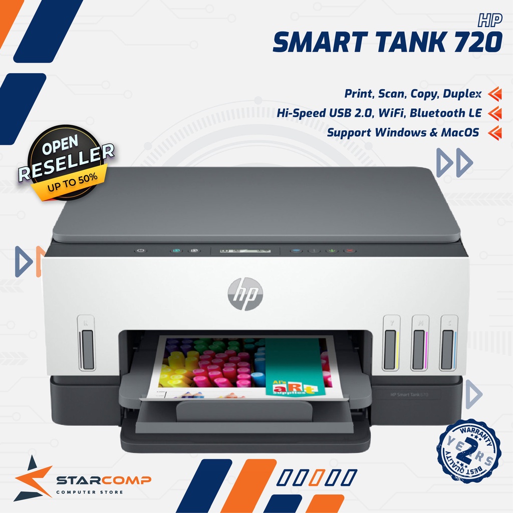 Jual Printer HP Smart Tank 720 Print Scan Copy Wireless SmartTank Wifi ...