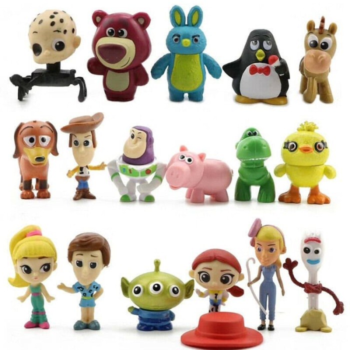 Jual MAINAN TOYS STORY 4 FIGURE SET ISI 17 FORKY WOODY BUZZ TOY STORY ...