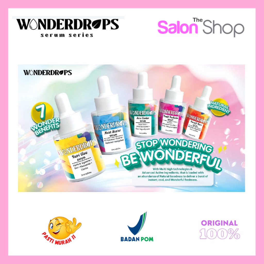 Jual WONDERDROPS SERUM SERIES 20 ML | Shopee Indonesia