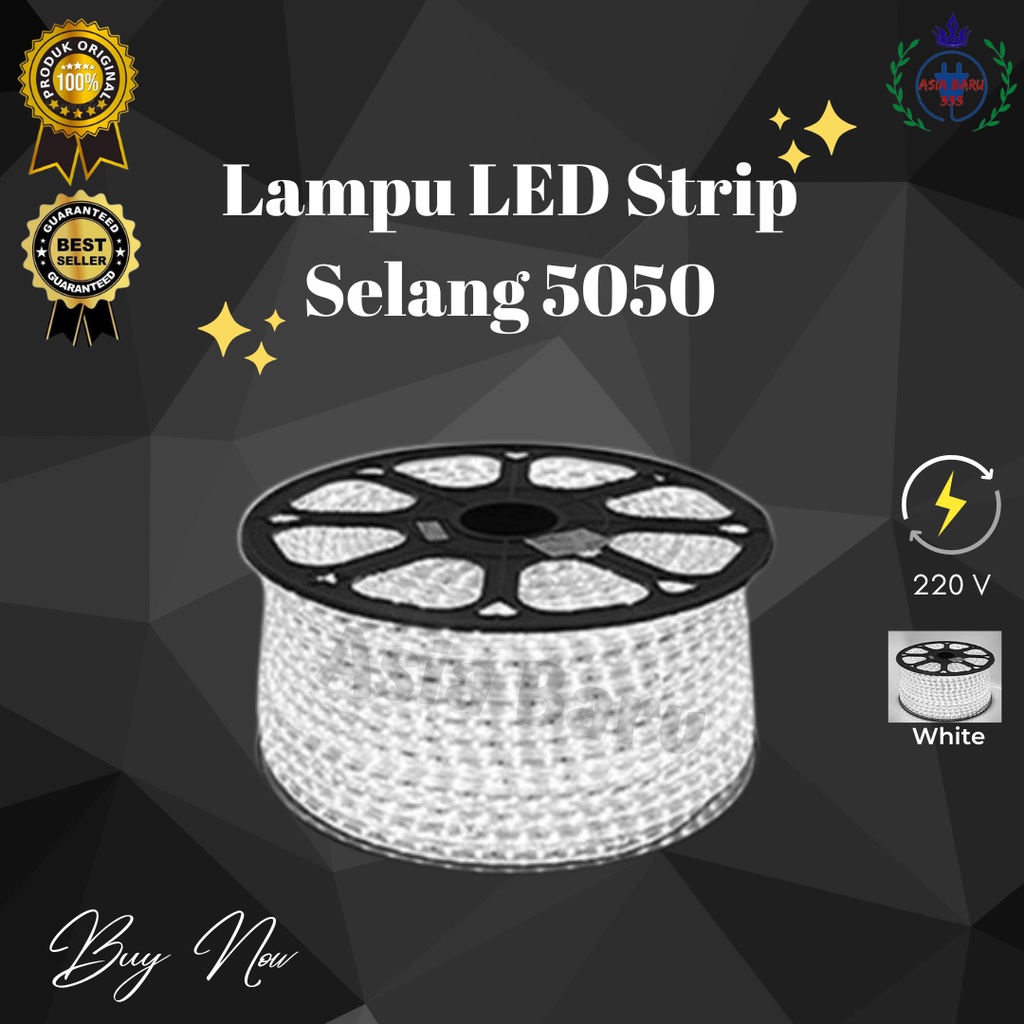 Jual Lampu LED Strip meteran japit - PUTIH | Shopee Indonesia