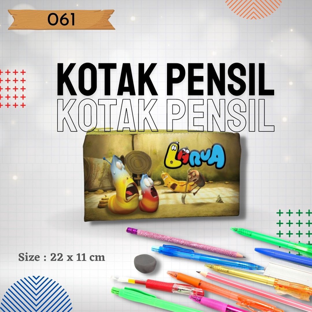 Jual Tempat Pencil, Pena untuk anak TK,SD,SMP,SMA,dan Mahasiswa Gambar Larva 061 | Shopee Indonesia