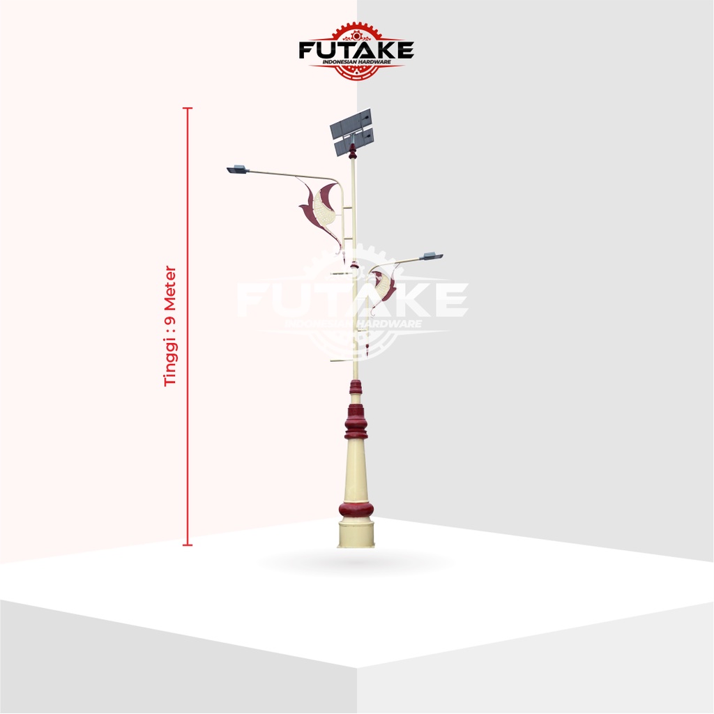 Jual Tiang PJU Lampu Jalan Galvanis 9 Meter Tiang Lampu Jalan bisa ...