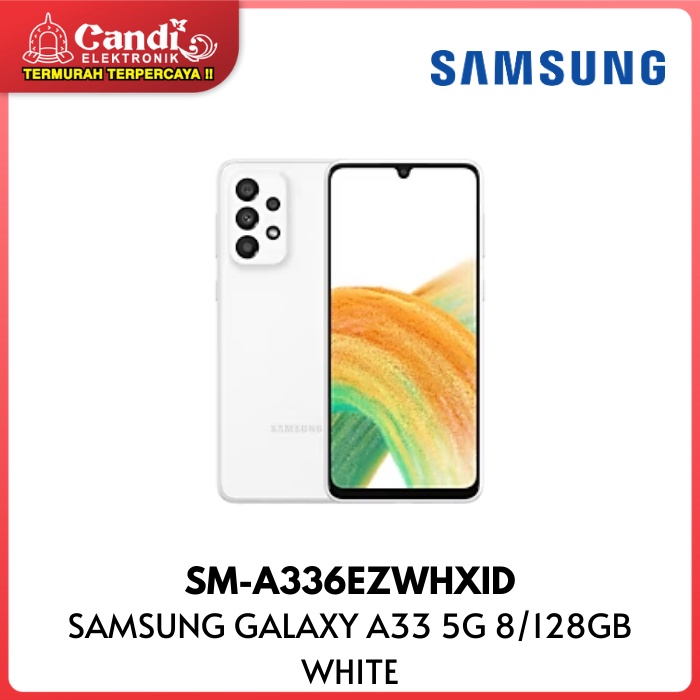 Jual SAMSUNG HP Galaxy A33 5G 8/128 GB White SM-A336EZWHXID | Shopee ...