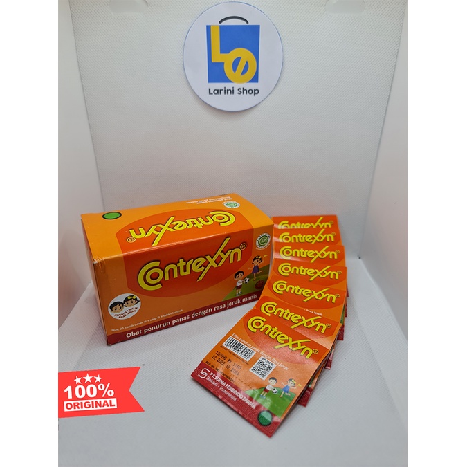 Jual CONTREXYN ISI 4 TABLET KUNYAH OBAT PENURUN PANAS | Shopee Indonesia