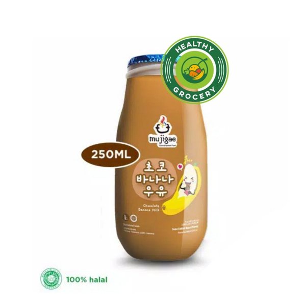 Jual MUJIGAE SUSU CAIR CHOCO BANAN BOTOL 250ML | Shopee Indonesia
