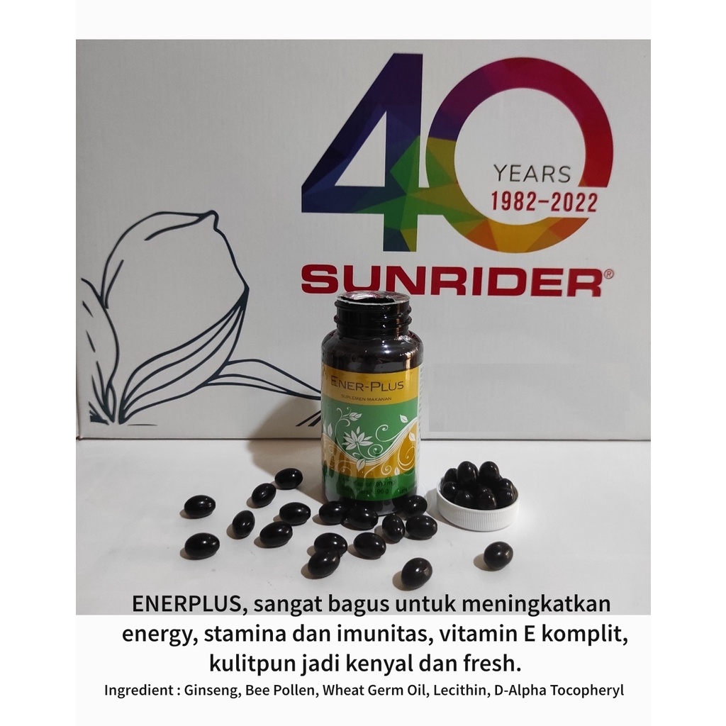 Jual Sunrider Enerplus Vitamin E Komplit Ener Plus Eplus Superfood dari ...