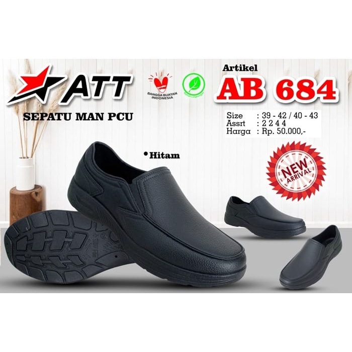 Jual ATT AB 684 - SEPATU PANTOPEL KARET ATT PRIA / SEPATU KARET PRIA / SEPATU ATT ORIGINAL ANTI ...