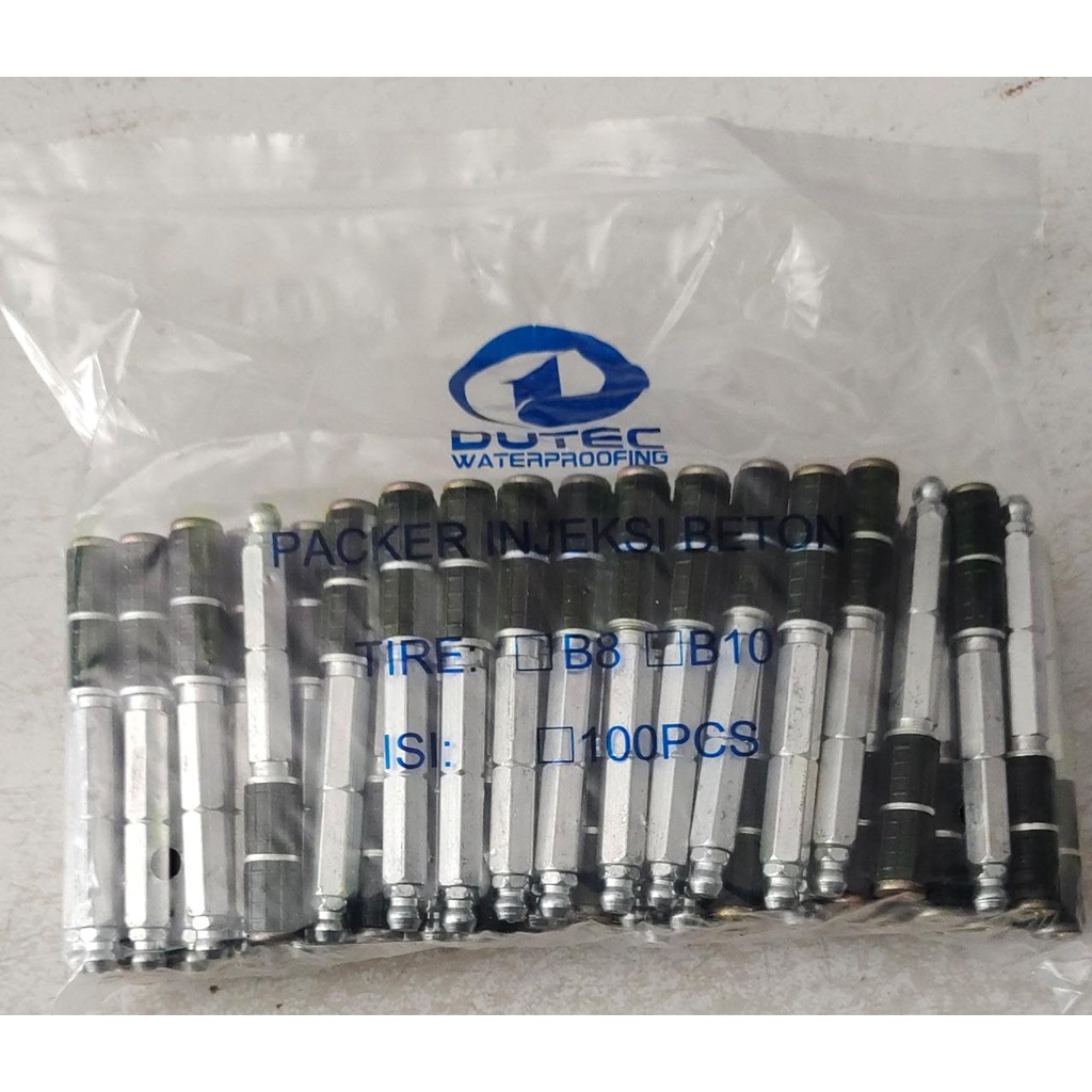 Jual Packer injeksi peker / JARUM SUNTIK BETON / GROUTING NEEDLES PACKER / ALAT SUNTIK INJEKSI ...
