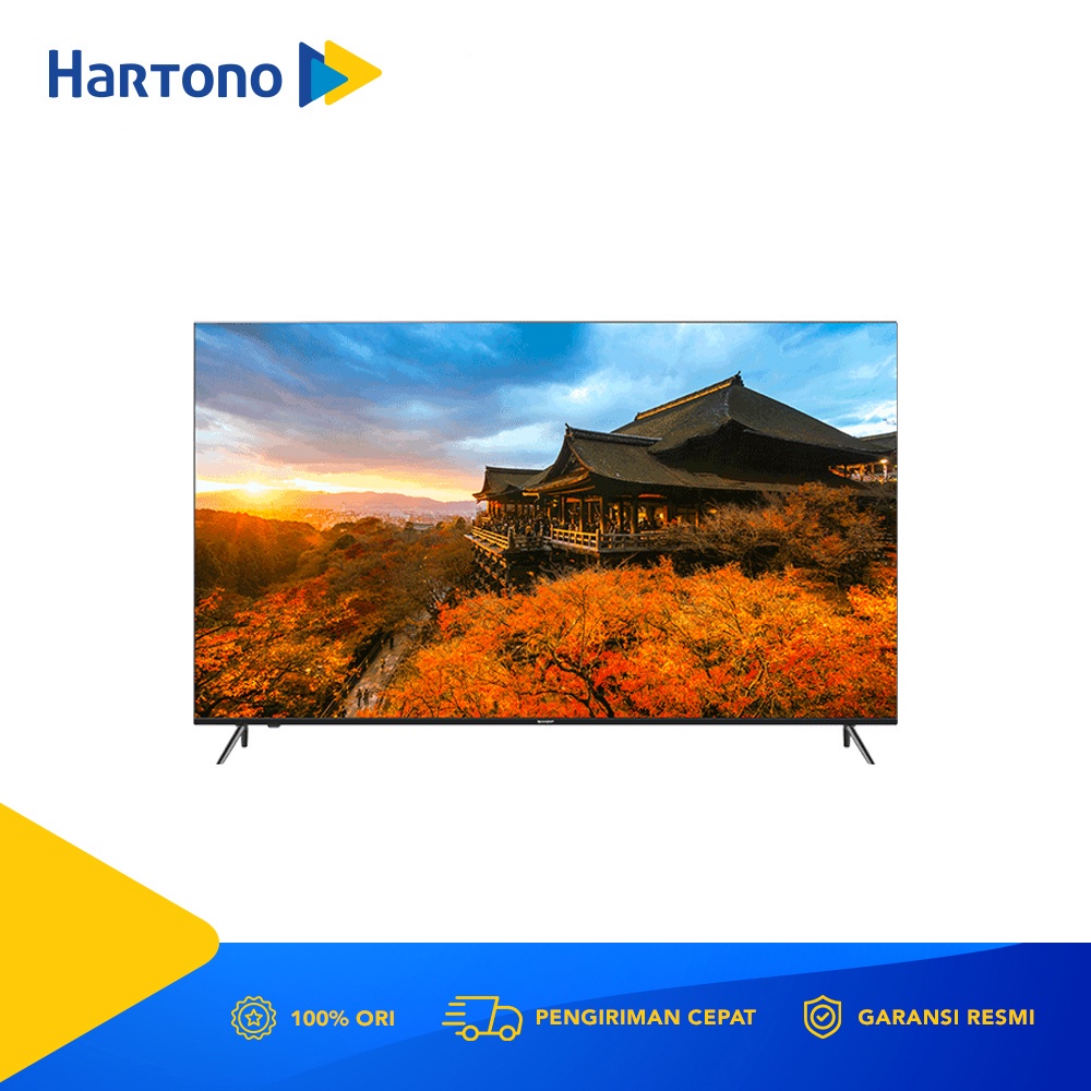 Jual Sharp 75 Inch 4K UHDR TV 4T-C75EK2X | Shopee Indonesia