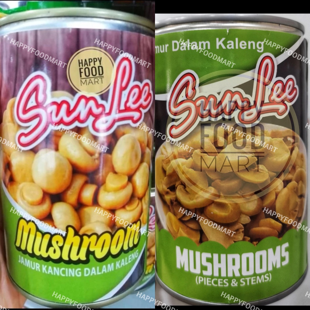 Jual [HALAL] SUN LEE JAMUR 425G/ JAMUR KANCING/ JAMUR KALENG/ JAMUR ...