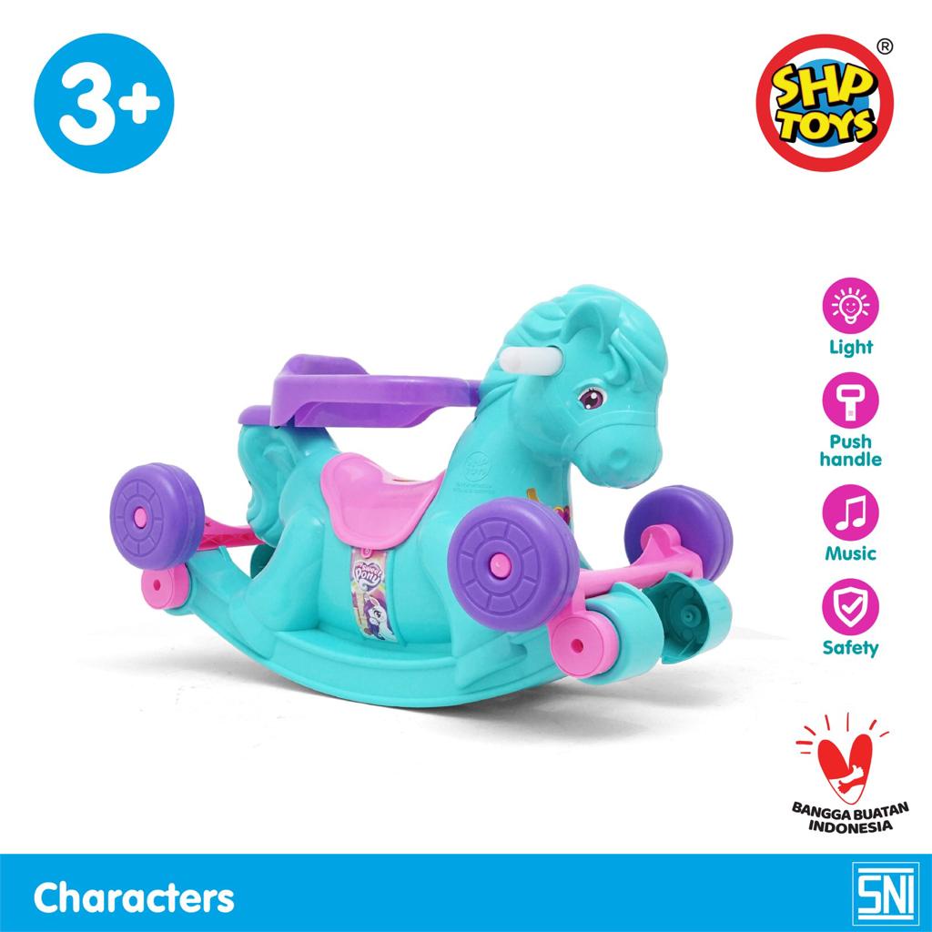 Jual SHP 561 MSP My Sweet Pony SHP Toys Ride On Character Mainan Kuda ...