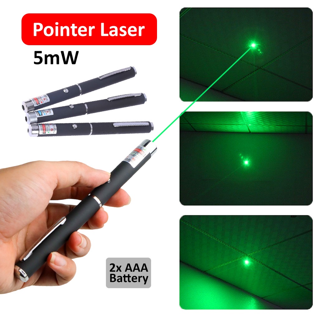 Jual OJIO - Pointer Laser Hijau 1 Pcs - Pointer Laser Hijau 5mw Terang Green Laser Pointer ...