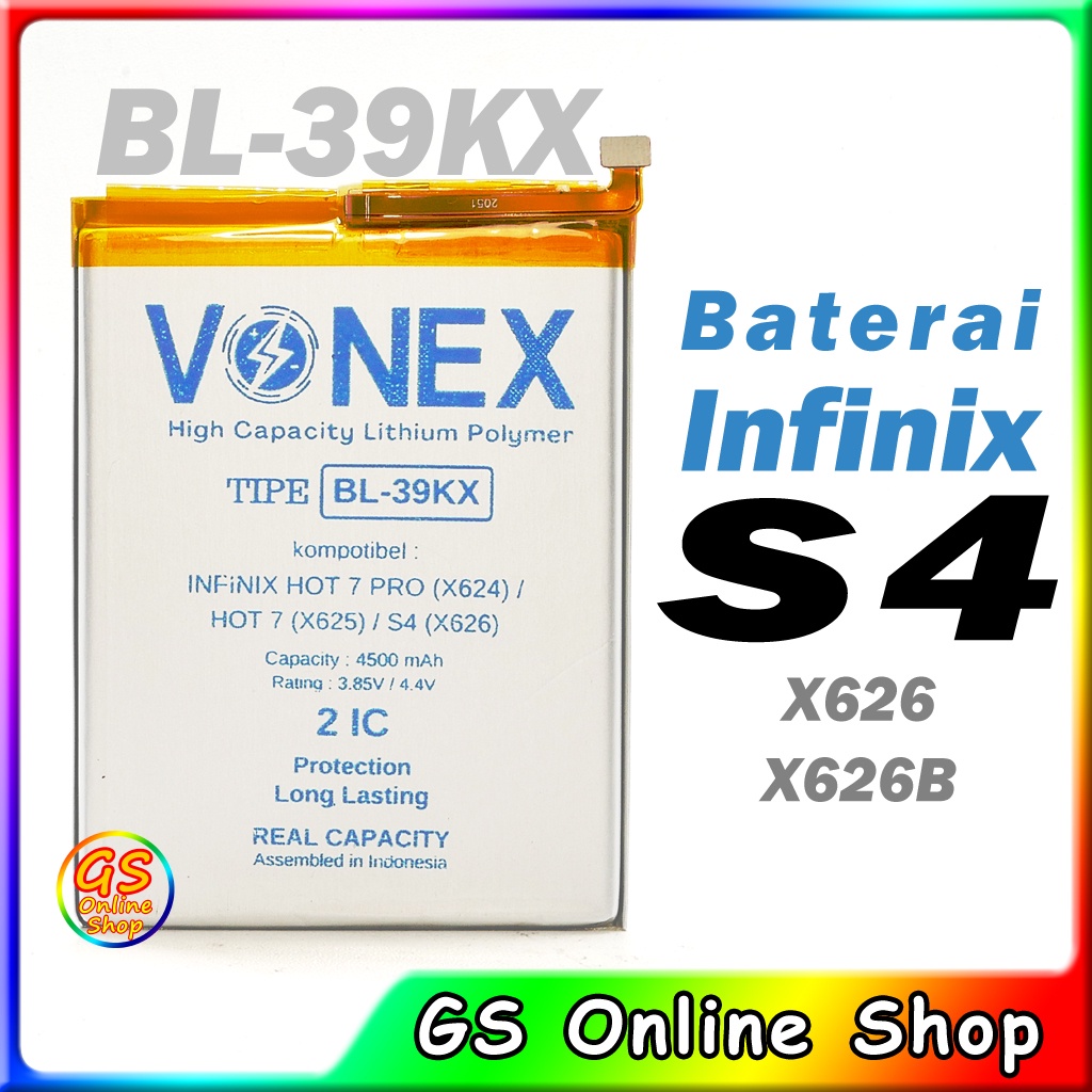 Jual Baterai INFINIX S4 X626 X626B X610B BL-39KX | Shopee Indonesia