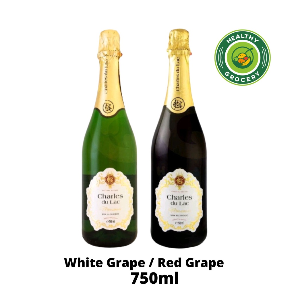 Jual Charles Du Lac Sparkling Red Grape / White Grape Drink Non Alcohol ...