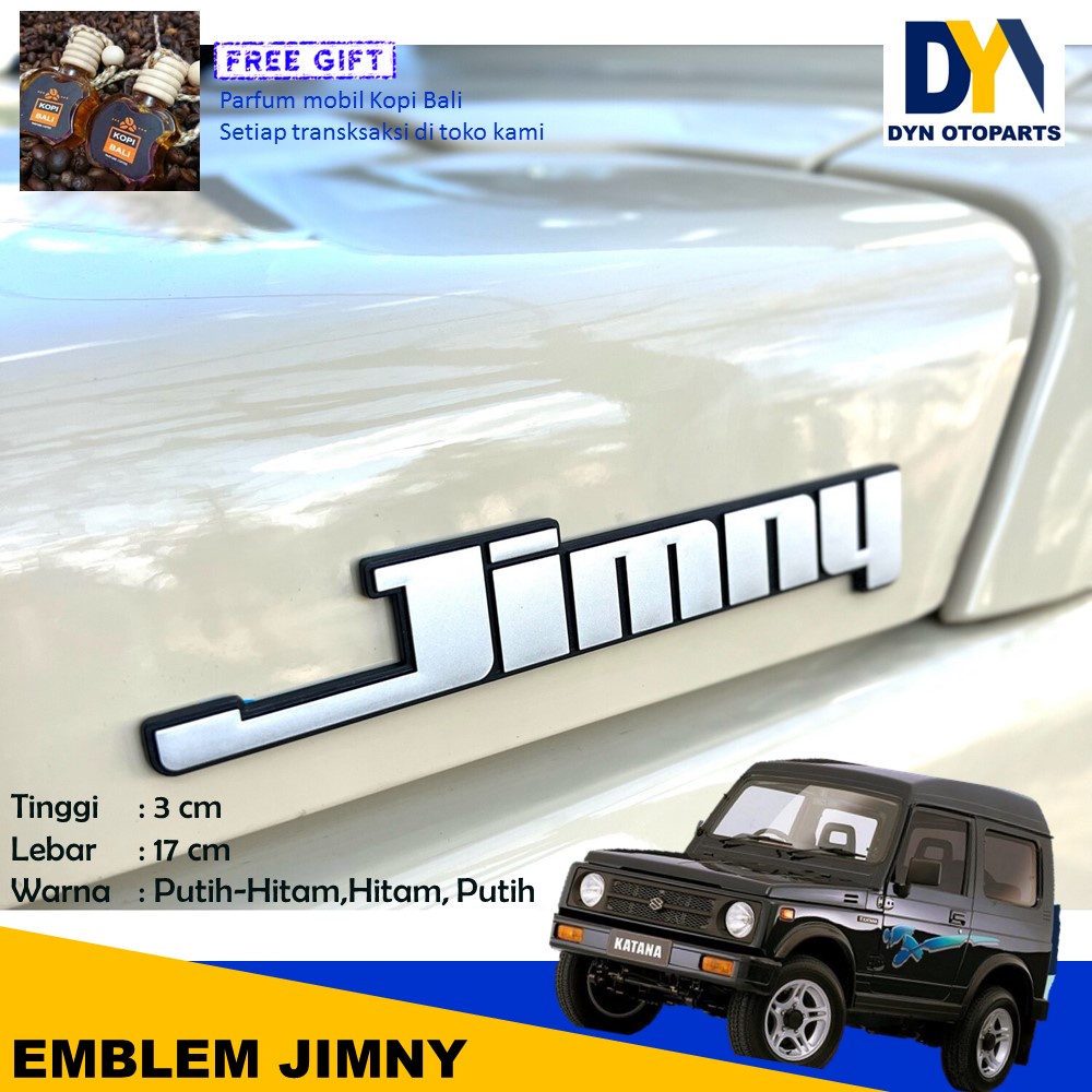 Jual DYN17- Emblem, Tulisan, Logo Jimny, Katana , Suzuki Jimny Katana | Shopee Indonesia