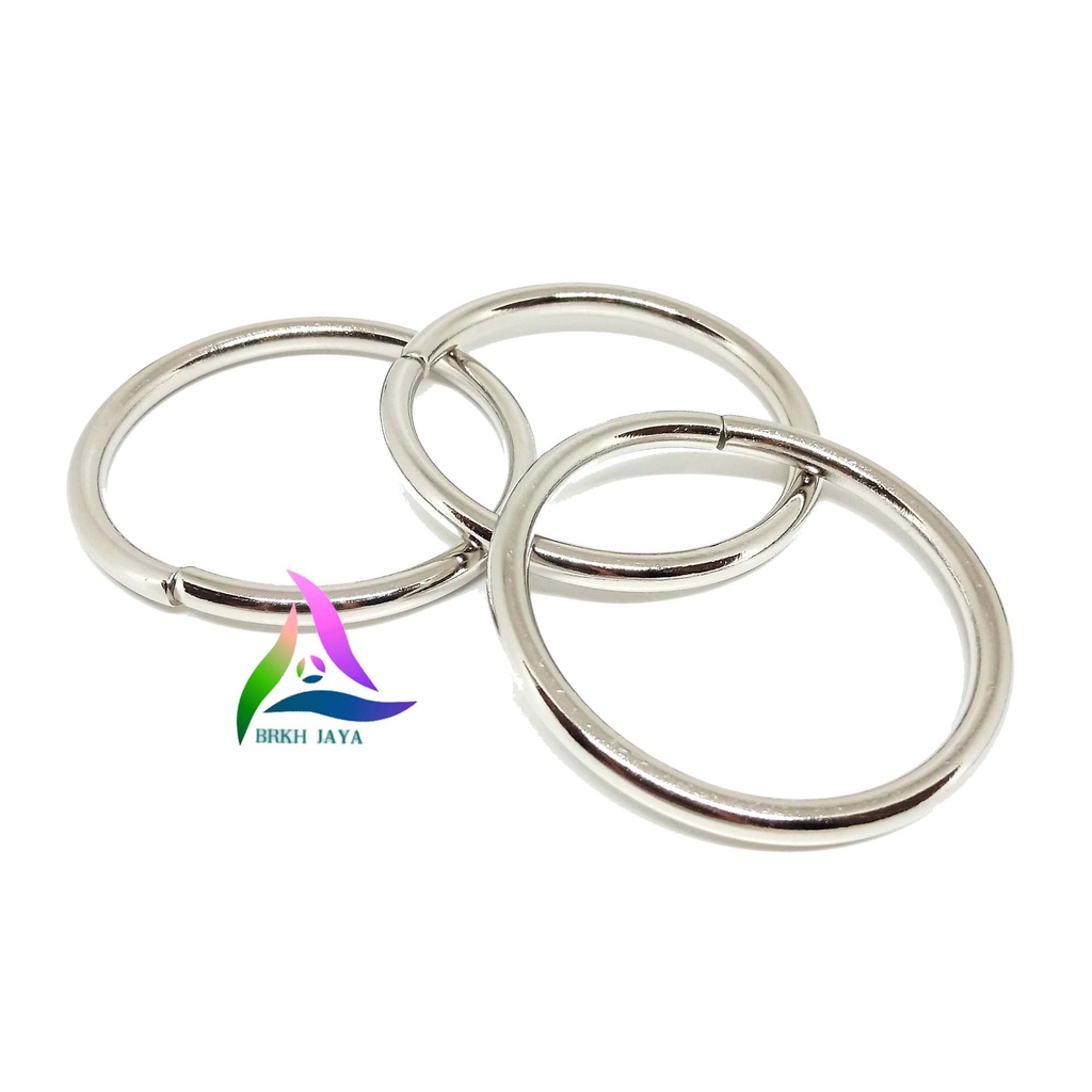 Jual RING O BULAT BESI UKURAN 6 CM TEBAL NIKEL | Shopee Indonesia